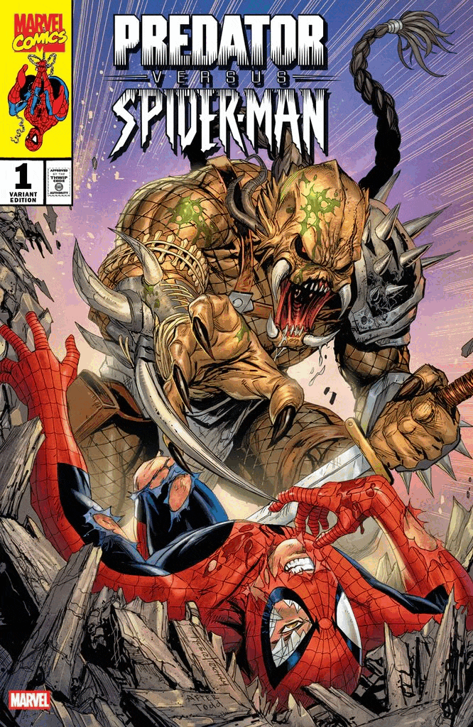 Predator vs Spider-Man #1 Tyler Kirkham Variant – Underdog Comics